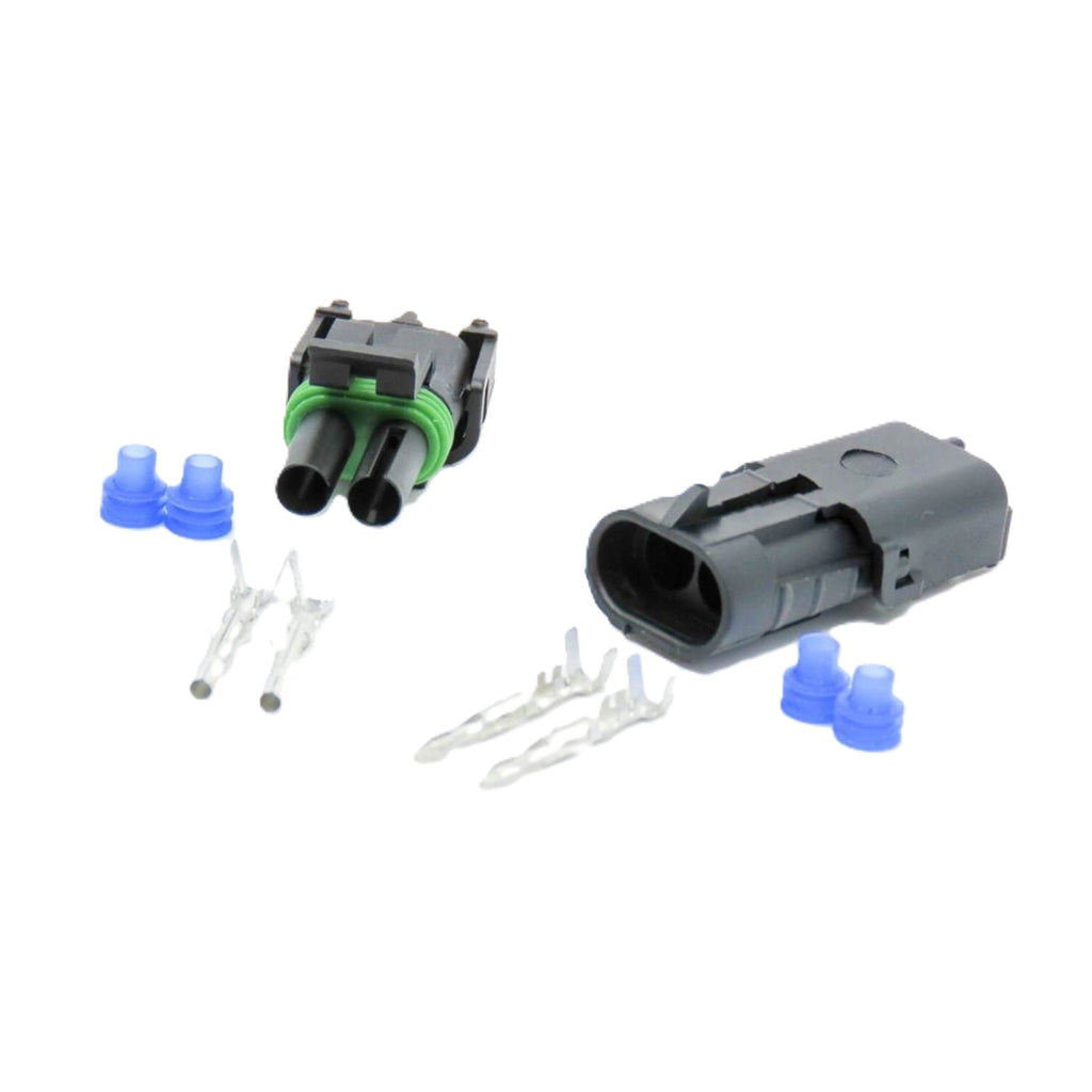 2 Way Weather-pack Connector Kit - Aptiv (Delphi)