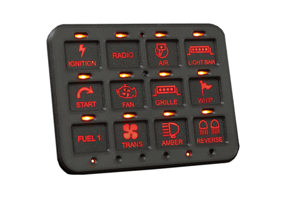 RCR Force 12 Slave Panel 8 Switch Kit